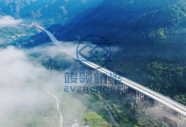 Complete composite steel bridge installation showcasing structural integrity