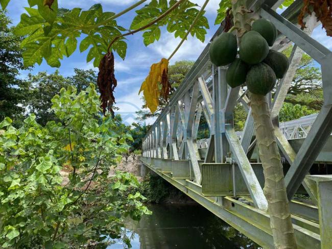 Bailey Bridge installation process