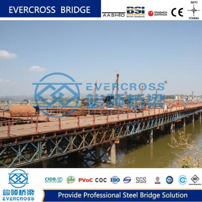 China Modular Adaptable Portable Steel Bailey Bridge With Heavy Loading for sale
