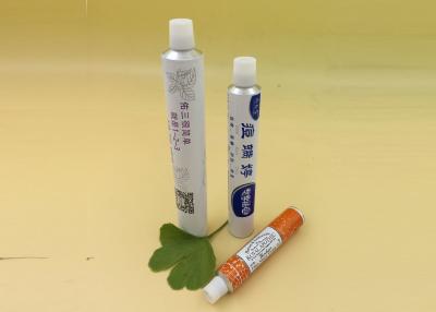 China Tubos cosméticos de alumínio dobráveis para o empacotamento de creme do cuidado da mão à venda