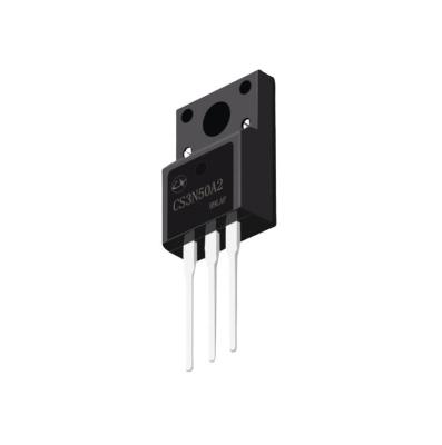 Cina 3A 500V 2.85Ω N canale MOSFET TO-220F Transistor stabile in vendita