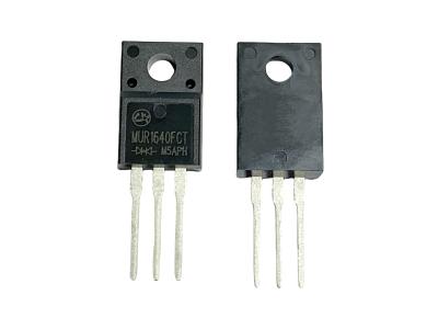 China 16A400V TO-220F Snelhersteldioden 15-35ns Voor Vermogensrectificator MUR1640FCT Te koop