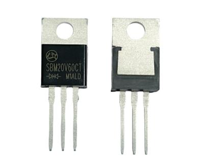 Cina Velocità di commutazione Diodi Schottky a bassa frequenza VF Per illuminazione a LED SBM20V60CT ROHS in vendita