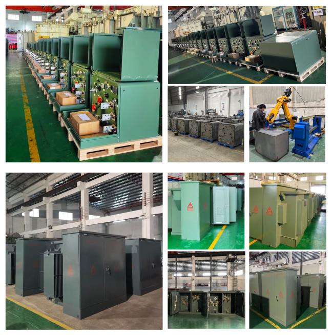  225 KVA Pad Mount Three Phase Oil Type Transformer 4160V To 480 2