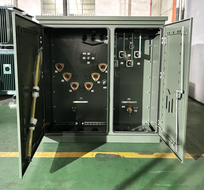Three Phase Pad Mounted Transformer exterior view
