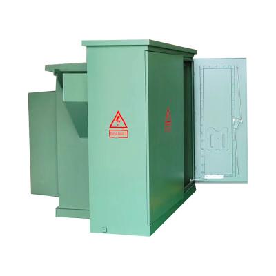 Chine 500 KVA Transformateur à trois phases monté sur une plaque d'appoint Huile immergée 13200v à 208v à vendre