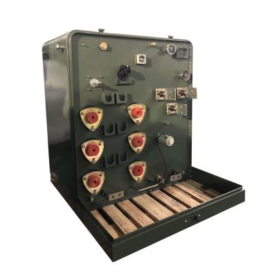 Chine Transformateur monophasé de 75 KVA monté sur une plaque 12470 à 120 V à double enroulement à vendre