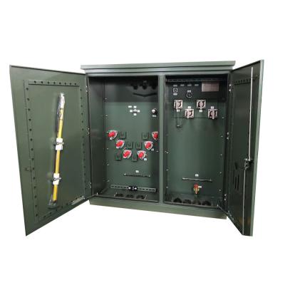 Chine Transformateur à alimentation en boucle rempli de liquide de 2500 KVA à 3 phases monté sur une plaque 27.6 KV à 600 V à vendre