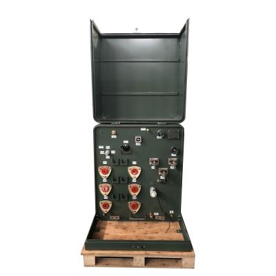 Chine Transformateurs de distribution montés sur une plaque d'alimentation radiale, bas 34500V à 240v 100kVA à vendre