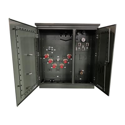 China 100Kva Driefasige elektrische transformator Pad Mounted Transformer ANSI/IEEE normen 34500V tot 208V Te koop