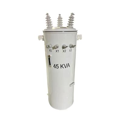 Китай Трехфазное полюсное трансформаторное масло, погруженное от 13800V до 480Y/277V 75KVA продается