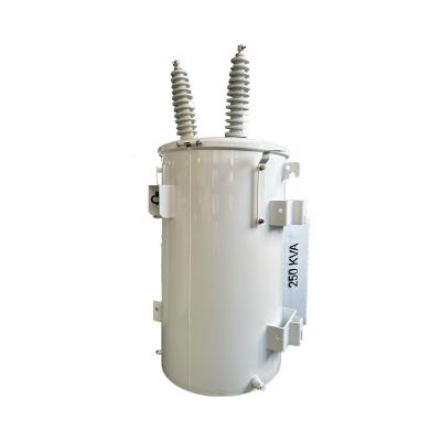 China 50kva Transformador de pólo de potência de fase única Distribuição 12470v a 120v à venda