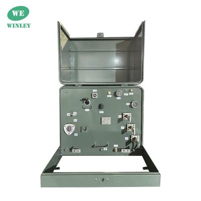 China Residential 200Kva Single Phase Pad Mounted Transformer Distribution Oil Immersed 34500V To 120V for sale