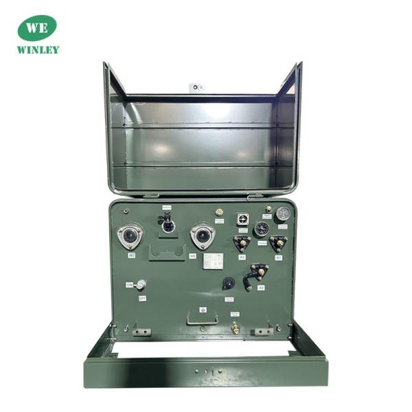 50Kva Single Phase Pad Mounted Transformer Distribution Oil Immersed 22860V to 240V Residential