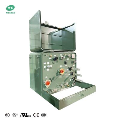 China UL Aufgelistet 167kVA Einphasen-Pad-montierte Transformator 13800V bis 120V Ölverteilungstransformator ANSI IEEE Standards zu verkaufen