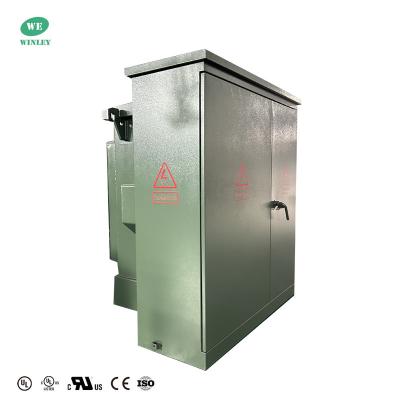 Китай Трехфазный трансформатор масляный, устанавливаемый на площадке, для распределения электроэнергии 150 кВА 12470 В на 208 В, стандарты ANSI IEEE, с сертификатом UL продается