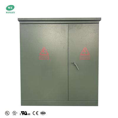 Китай Трехфазный трансформатор масляный, устанавливаемый на площадке, для распределения электроэнергии 150 кВА 12470 В на 208 В, стандарты ANSI IEEE, с сертификатом UL продается