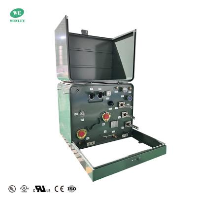 China 75Kva Single Phase Pad Mounted Transformers for Power Distribution 24.94KV DOE 2016 Standards CSA ANSI IEEE Standards for sale