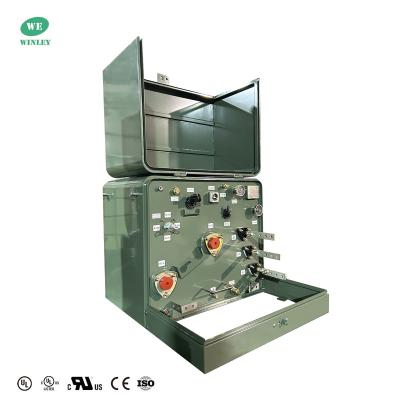 China 75Kva Einphasen-Pad-montierte Transformatoren Außenstromverteilung Schritt nach unten 12.47KV ANSI IEEE-Standards zu verkaufen