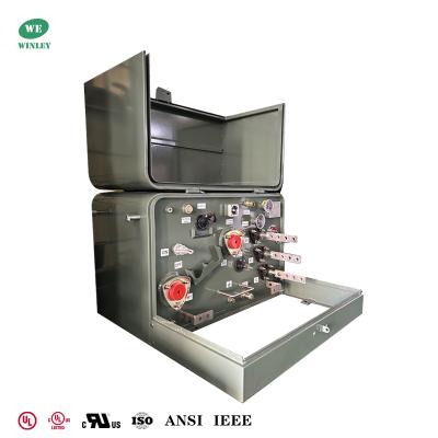 中国 50Kva シングルフェーズパッド搭載配送トランスフォーマー 電源ステップアップ 240V から 4160V UL リスト CSA ANSI IEEE 規格 価格 販売のため
