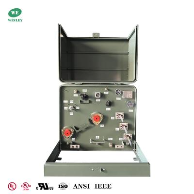 China 75Kva Single Phase Pad Mounted Distribution Transformer Power Distribution Loop Feed 13800V To 240V With UL/cUL certification for sale