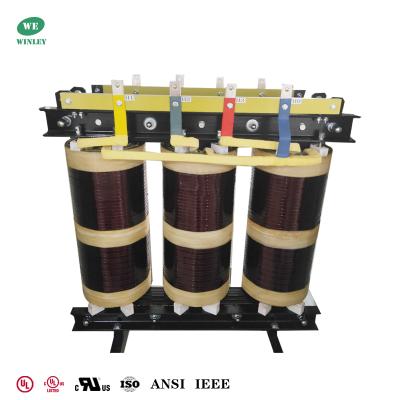 China 150kva Three Phase Dry Type Isolation Transformer Step Down 480v To 415v H-class insulation for sale