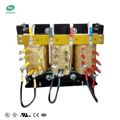 China 45kva Three Phase Dry Type Transformer Distribution Low Voltage Multi-Tap 400v To 208v Mechanical Terminals  Nema 3r Electrical Enclosure for sale