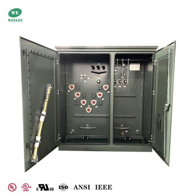 China 304 Stainless Steel Tank 2500Kva Three Phase Pad Mounted Transformer 12.47KV To 480V Power Distribution Transformer 304SS UL Listed for sale