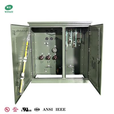 China 500Kva Three Phase Pad Mounted Transformer Radial Feed 12.87KV To 240V Multi‑Tap Voltage Regulation UL‑Certified for sale