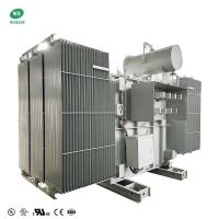 China 6500kVA Oil Immersed Substation Power Transformer 480V to 13800V Step-Up Double-Split Solar for sale