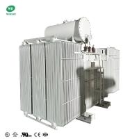 China 6500kVA Oil Immersed Substation Power Transformer 480V to 13800V Step-Up Double-Split Solar for sale