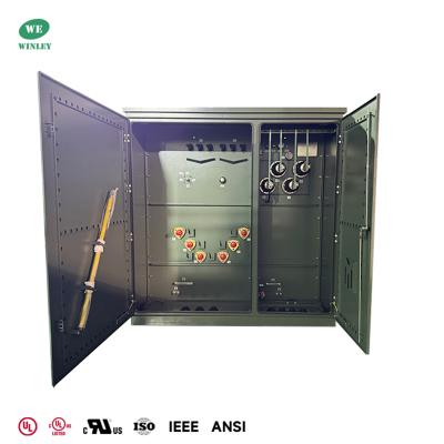 China 5 MVA 3 Phase Pad Mounted Transformer 13800V To 4160Y/2400V ANSI IEEE Standards for sale