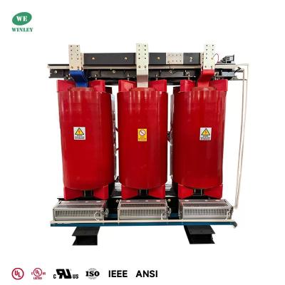 China 6500 kVA Cast Resin Dry Type Transformer 33 kV To 0.9 kV Three Phase Compliant With AS60076 & AS3000 Standards for sale