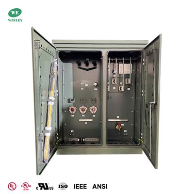 China 300kVA Three Phase Pad Mounted Transformer 12470V Delta To 480Y/277V ANSI/IEEE Standards Oil Type Transformer for sale