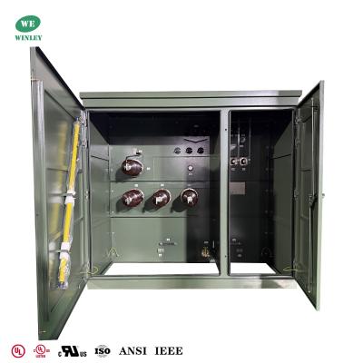 China 3 Phase Pad Mounted Transformer 2550kVA 34.5KV To 480V Oil Immersed Power Transformer UL Listed for sale