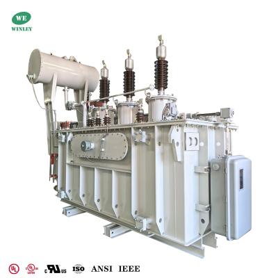 China 6300kVA Substation Power Transformer Oil Immersed Hight Votage 66KV To 11KV for sale