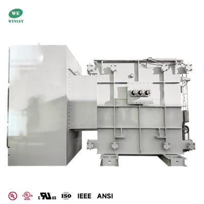 China 8000kVA 34.5kV/480V Three Phase Substation Power Transformer ONAN Oil Immersed ANSI IEEE Standards for sale