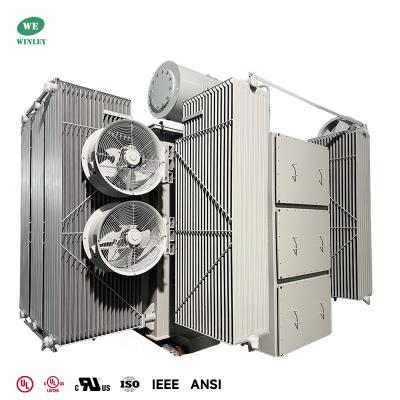 China 34MVA Electrical Substation Transformer 11KV 304 SS NEMA 4X Tank ANSI IEEE Standards for sale