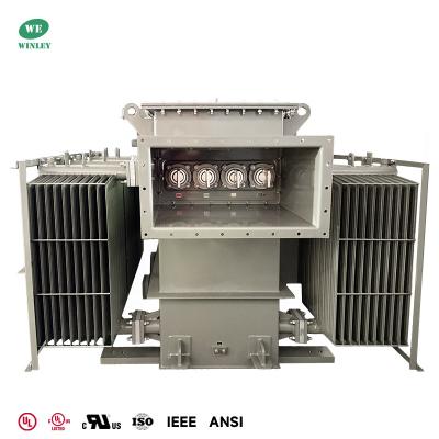 China 1500kVA Three Phase Oil Immersed Substation Power Transformer  1kV to 415 V ONAN AS60076 Standards for sale