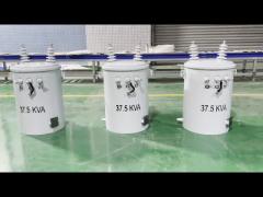 37.5kva Transformador elétrico montou em pólo de fase única Onan 4160V a 480V ANSI