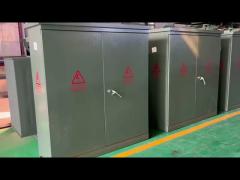300Kva Pad de três fases montado Transformador de distribuição imersa de óleo 12870V a 208V ANSI Normas IEEE