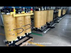 Transformador tipo seco trifásico de 225KVA, listado UL/cUL, aislamiento Clase C, 480V a 220V, NEMA 3R