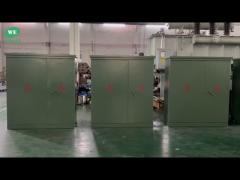 150Kva Trasformatore a tre fasi montato su pad Multivoltaggio 14400V 13800V 13200V 12870V 12470V 12000V 11500V UL elencato