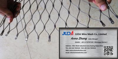 China Stainless Steel Cable Ferrule Mesh For Railing for sale