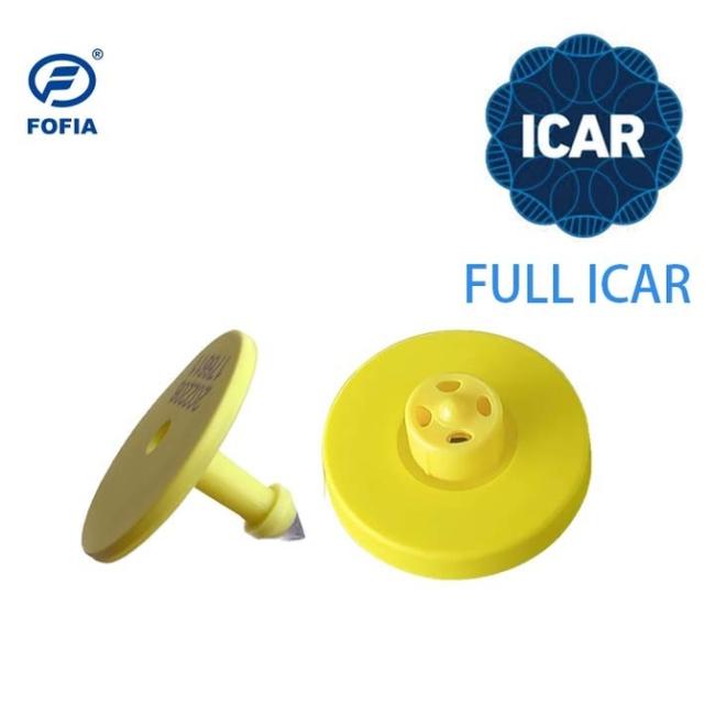 FULL ICAR Certified TPU Plastic Tamper proof Bovine Ear Tags 134.2khz Rfid Ear Tags 0