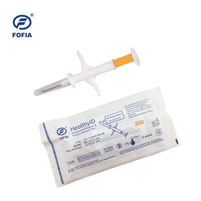 Cina Temperatura animale iniettabile di RFID che segue microchip ISO11784 per il cane in vendita