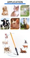 China Handheld RFID Stick Reader with OLED Display 3 Button Interface and Bluetooth 5 for Accurate Livestock Microchip Scanning for sale