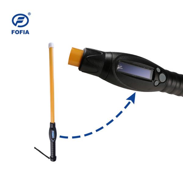 Compatto lettore di tag RFID con frequenza 134,2KHz e antenna da 46cm