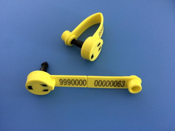 Animal Rfid Sheep Ear Tags Plastic ISO 11784 134.2 Khz