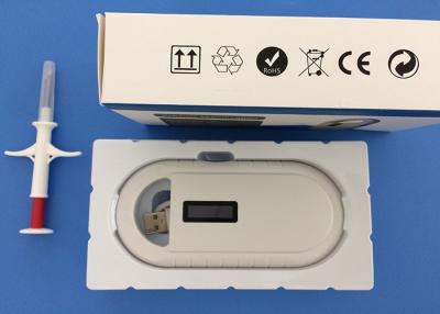 China RFID Animal Pocket Universal Microchip Reader For Dog Cat ID Reading , 1 year Warranty for sale